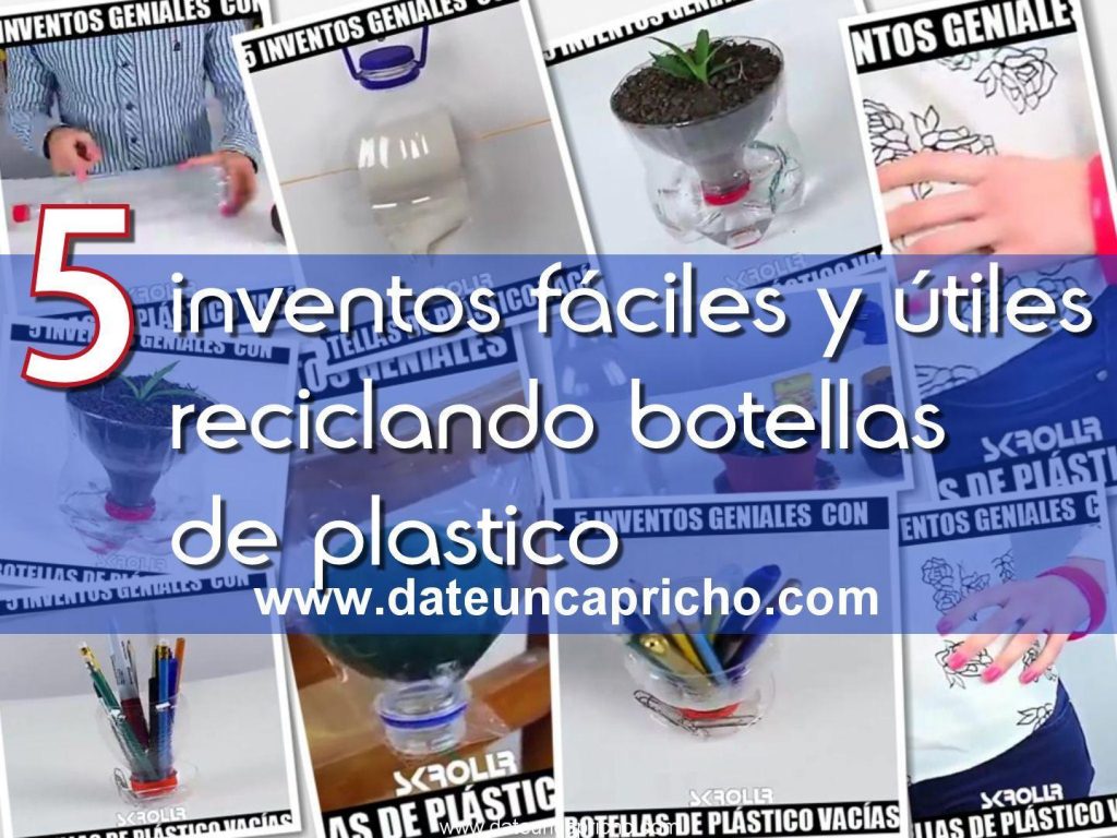 Cinturón porta herramientas con botellas recicladas. – Date un capricho